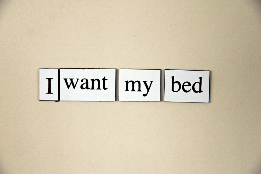 I WANT MY BED ~ Handmade 5x7 Photo Greeting Card - Card Stock and ...