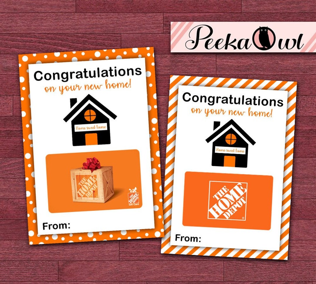 Digital Instant Download Congrats on New Home Gift Card - Etsy