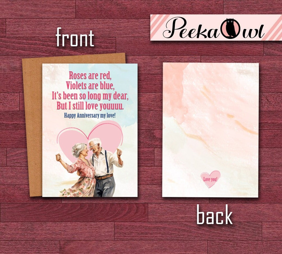 Digital Instant Download Anniversary Cards Printable Funny - Etsy