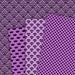 Purple and Black Digital Paper Printable Scrapbook Paper - Etsy