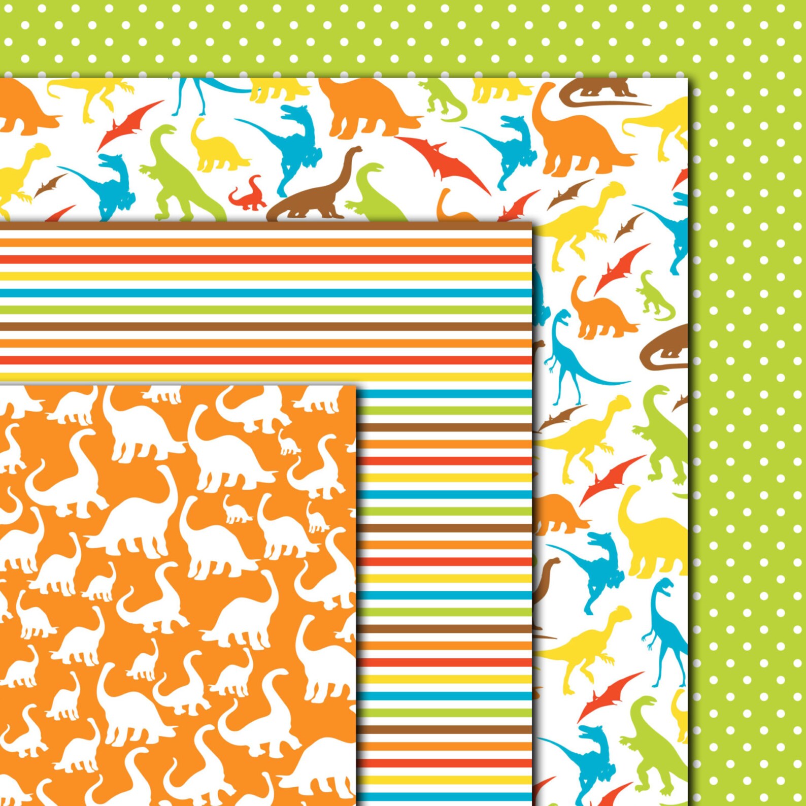 Dinosaur Digital Paper, Jurassic Scrapbook Papers, Dinosaurs Wallpaper ...