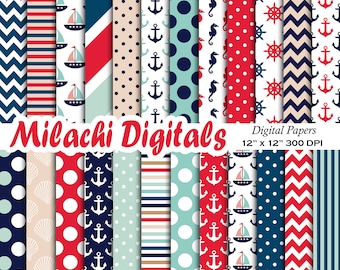 Nautical Wallpaper - Etsy