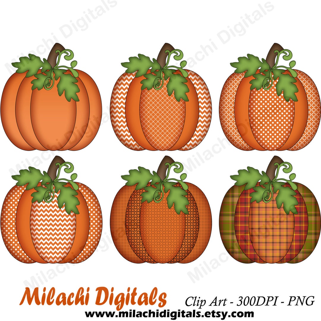 Thanksgiving Clipart, Pumpkin Clipart, Fall Clipart, Digital Clip Art ...