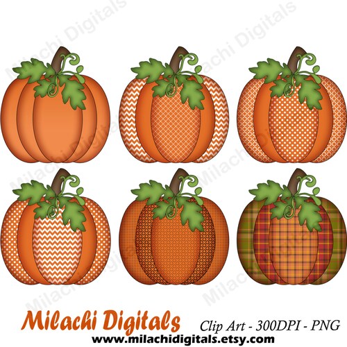 Thanksgiving Clipart Pumpkin Clipart Fall Clipart Digital - Etsy