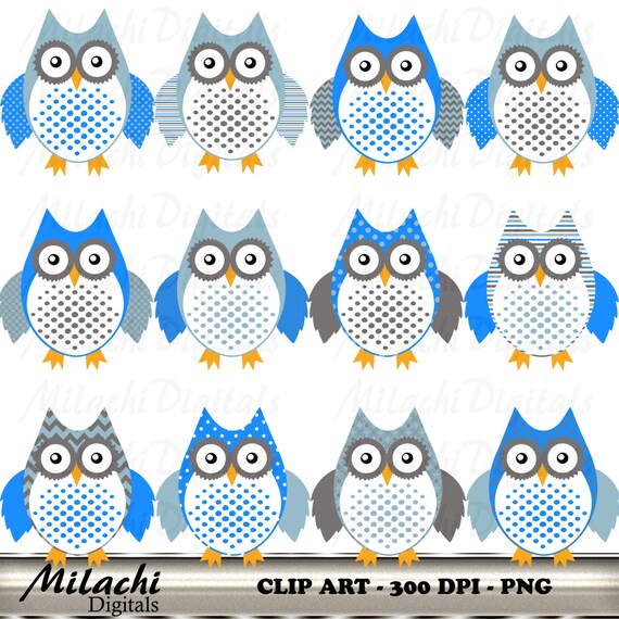 Grey Owl Clip Art