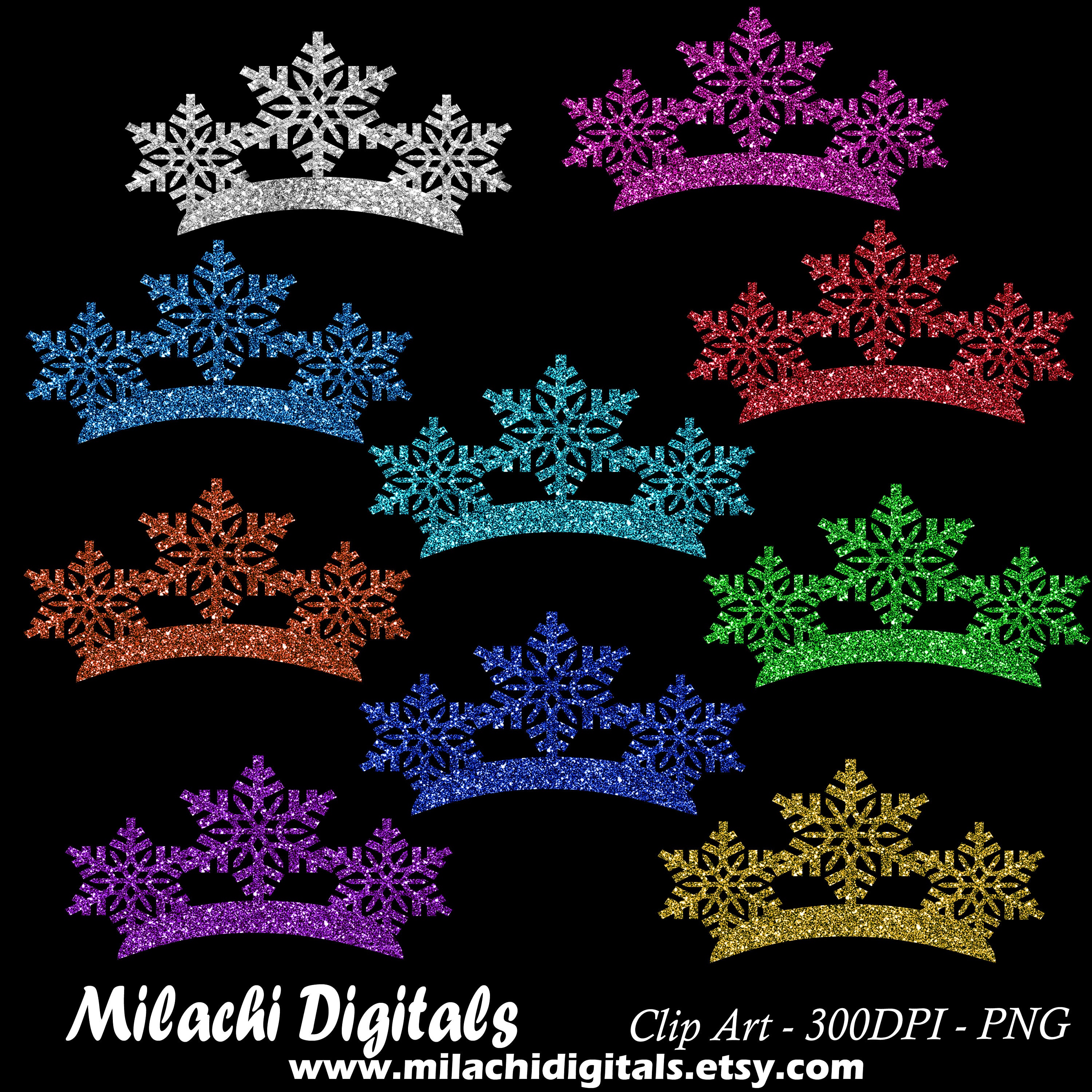 Snow Crown Clipart
