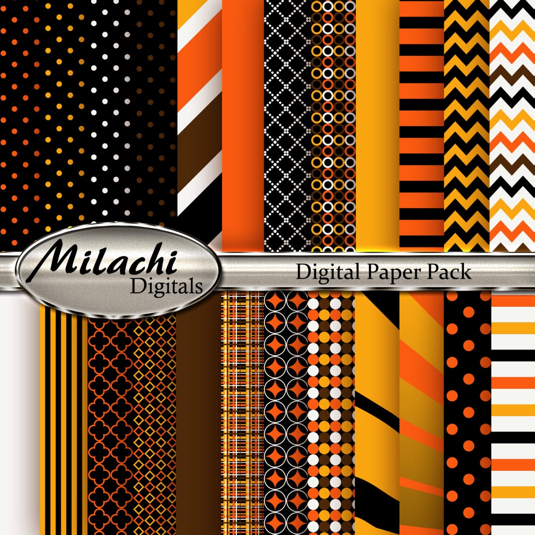 Halloween Digital Paper Pack - Commercial Use - Instant Download - M156 ...
