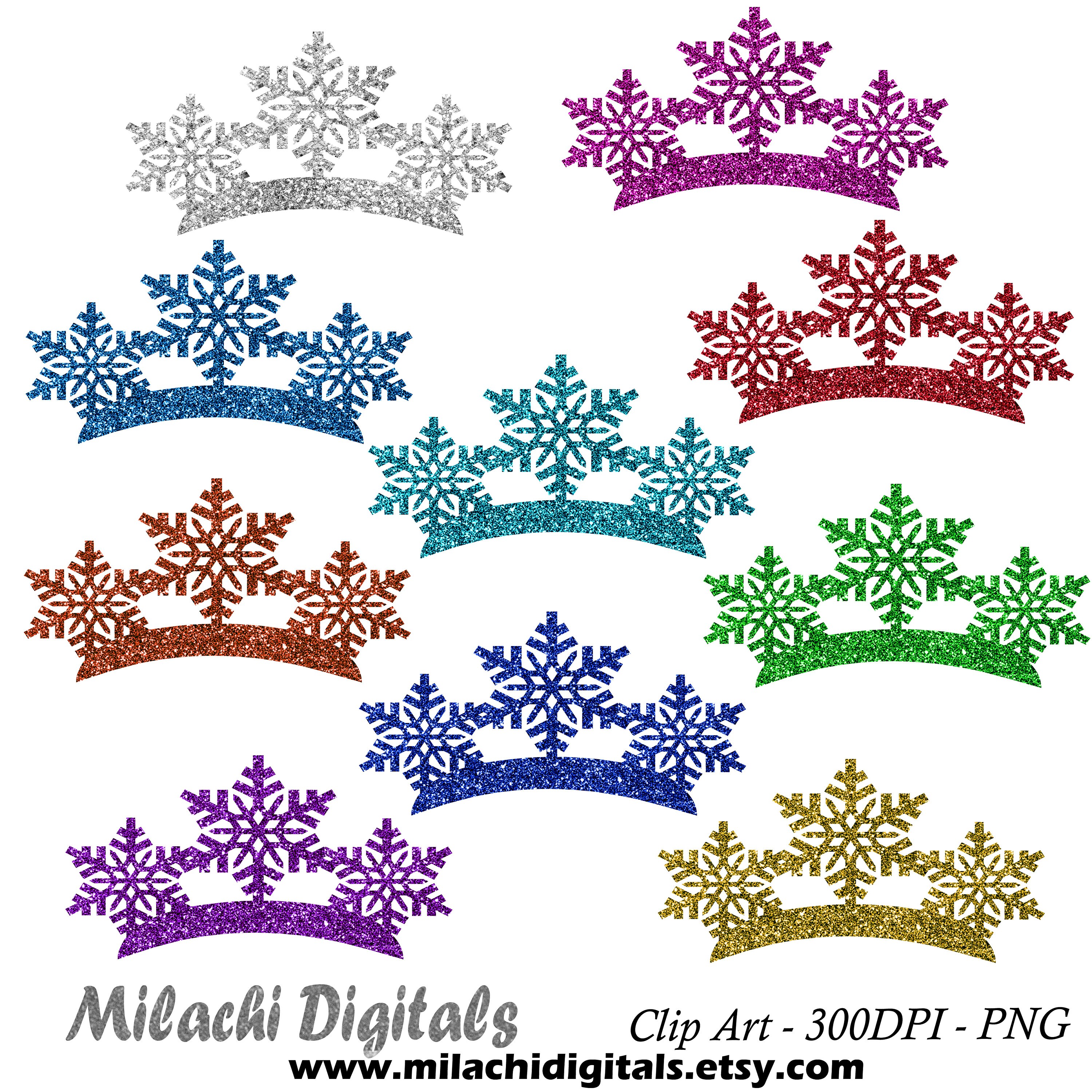 Snow Crown Clipart