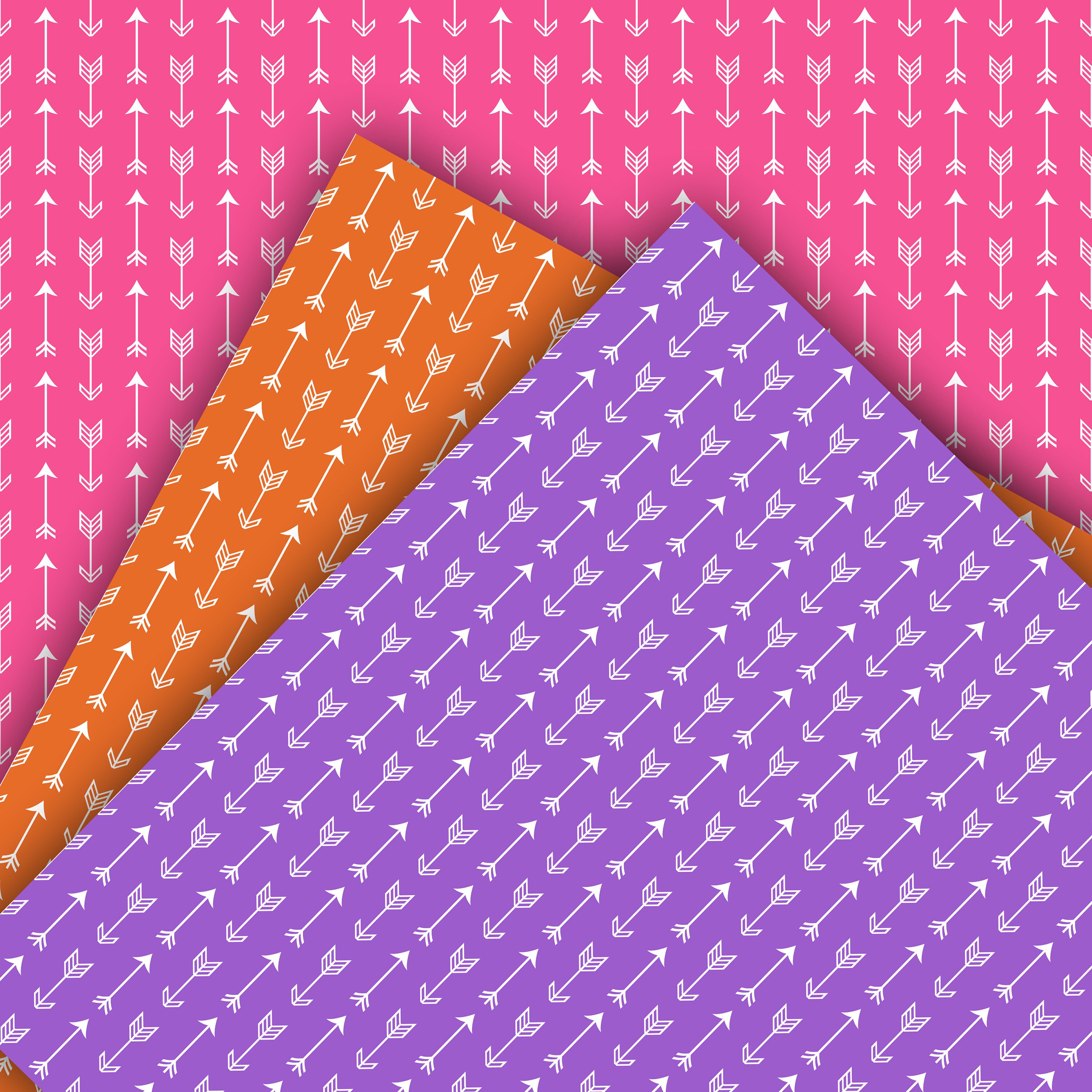 Arrows Digital Paper Tribal Scrapbook Papers Arrows - Etsy