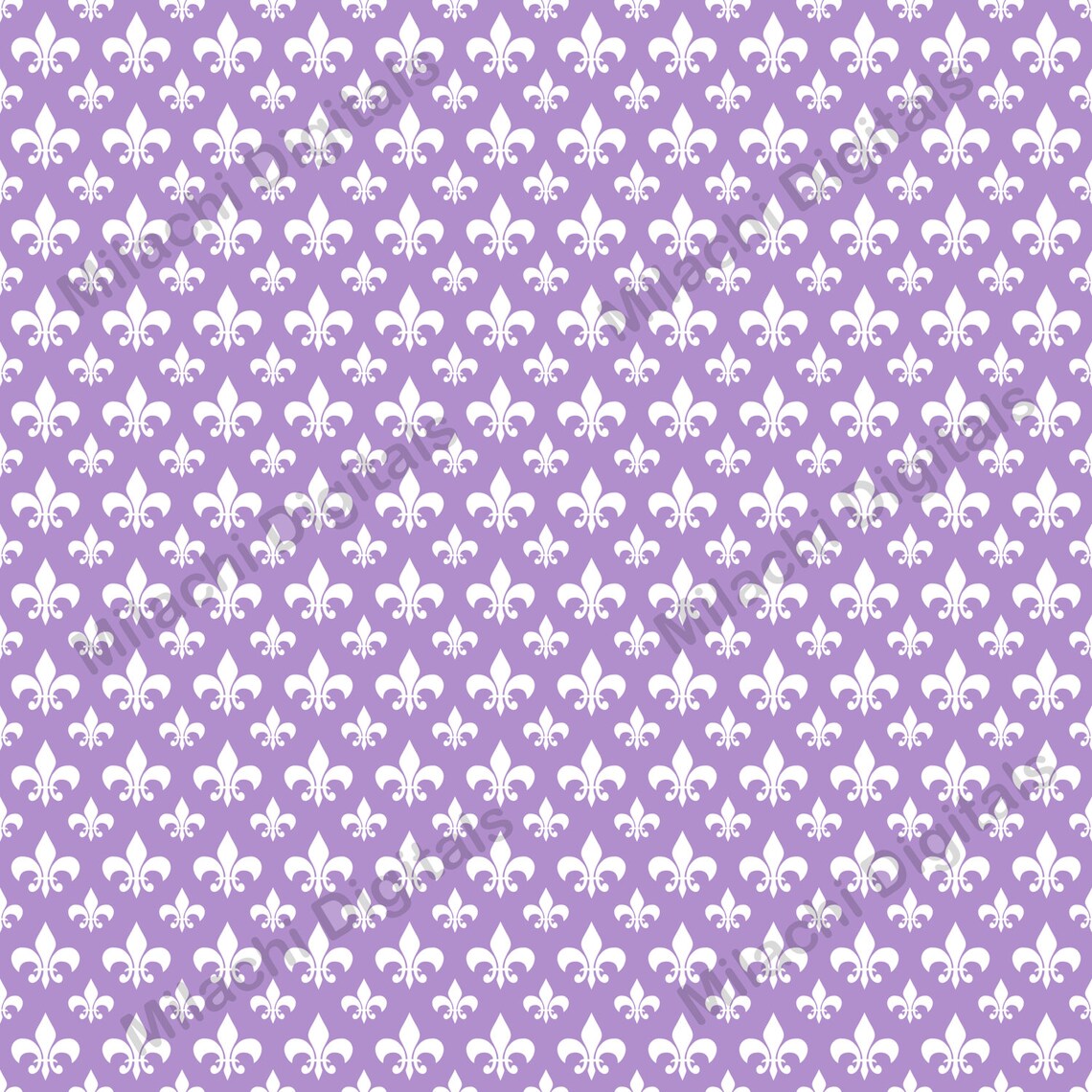 Fleur De Lis Digital Paper Lily Scrapbook Papers Lotus - Etsy