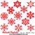 Christmas Digital Paper, Holiday Scrapbook Papers, Snowflake Wallpaper ...