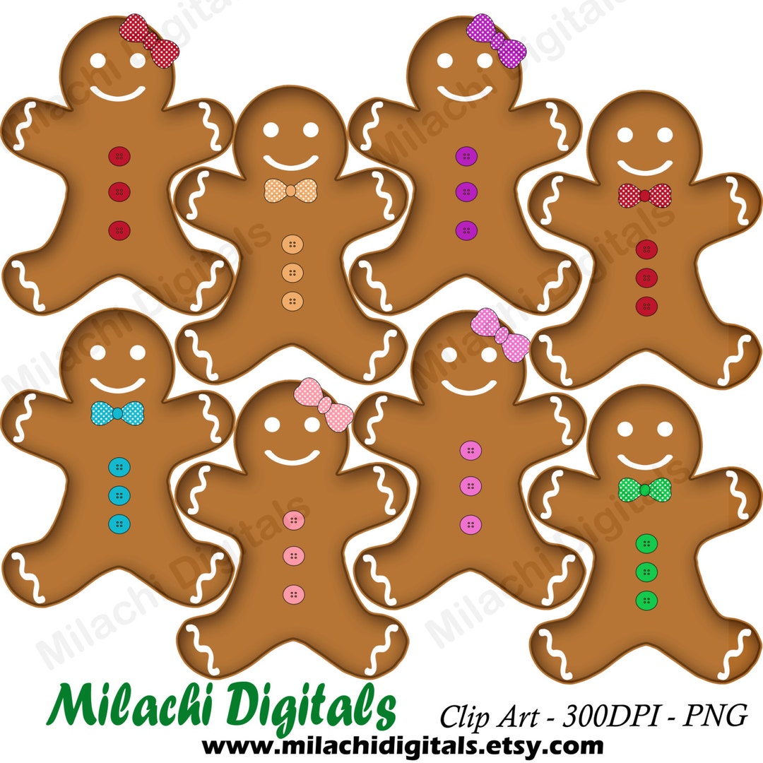 Gingerbread Cookie Clip Art
