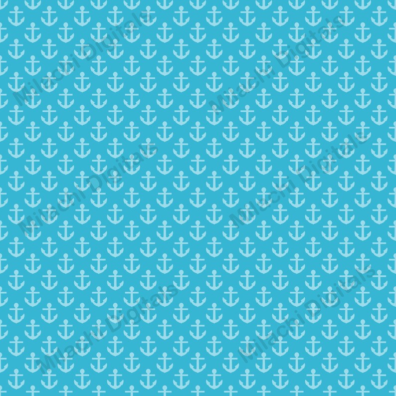 Anchor Digital Paper Nautical Scrapbook Papers Anchor - Etsy