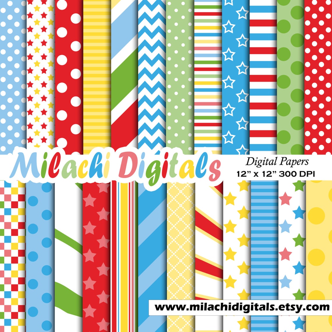 Circus Digital Paper Circus Party Background Wallpaper - Etsy