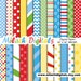Circus Digital Paper Circus Party Background Wallpaper | Etsy