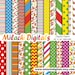 Cinco De Mayo Digital Paper Fiesta Scrapbook Papers Mexican | Etsy