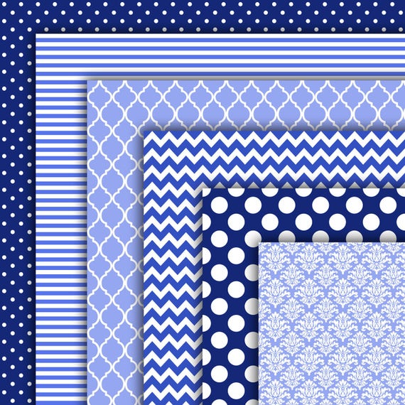 Fondo De Cuadrifolio Azul