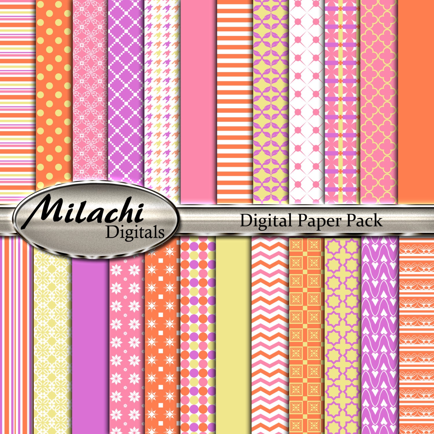 Pink Scrapbook Paper Pack