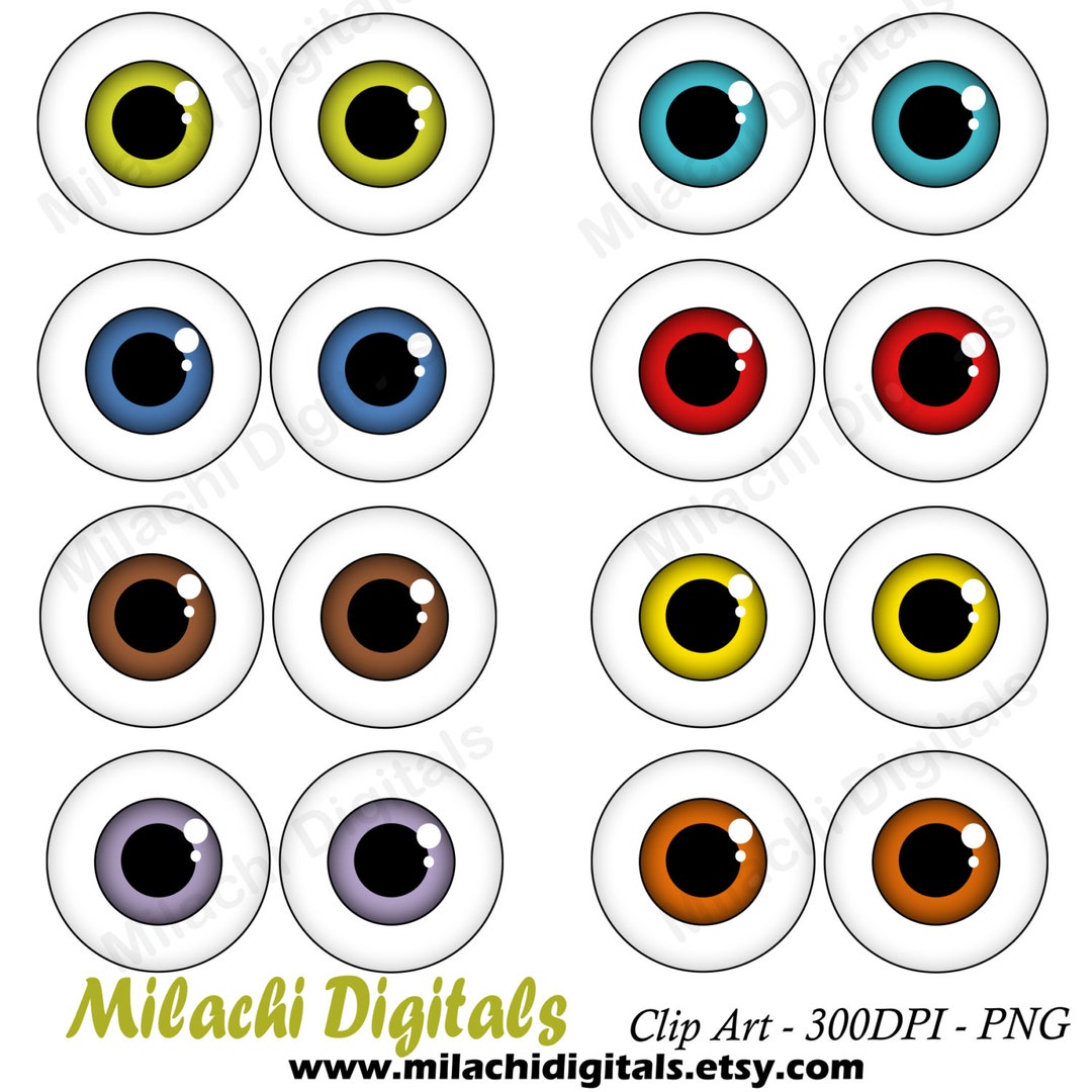 Googly Eyes Clipart, Monster Eyes Clipart, Vector Graphics, Eyes ...