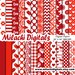 Valentine Digital Paper, Valentine's Day Scrapbook Papers, Cupid ...
