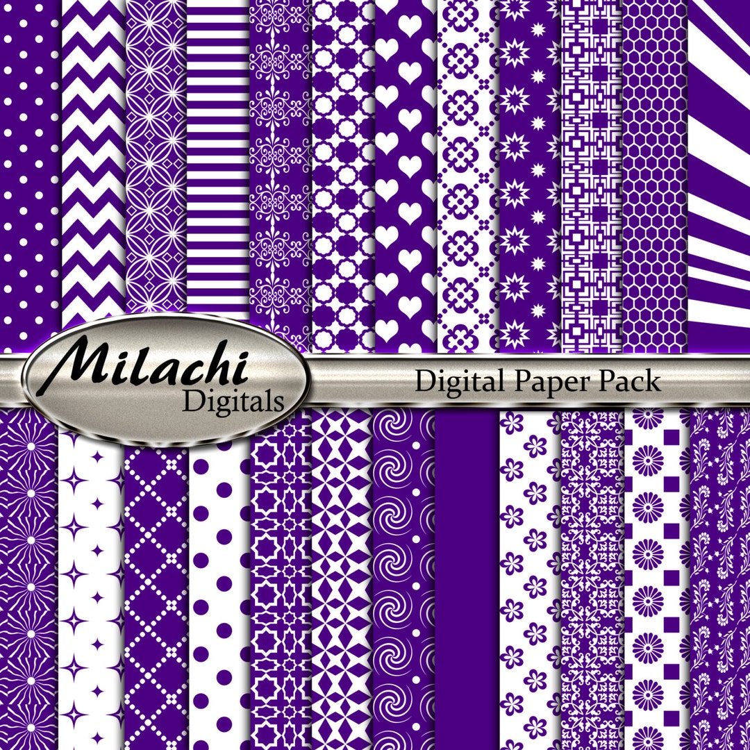 Indigo Digital Paper Pack, 12" X 12" Scrapbook Papers, Commercial Use ...