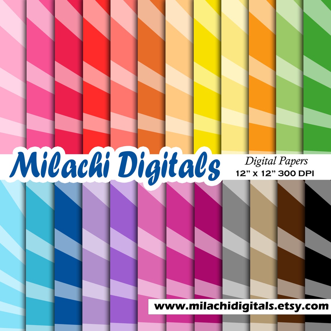 Starburst Digital Paper Superhero Scrapbook Papers | Etsy