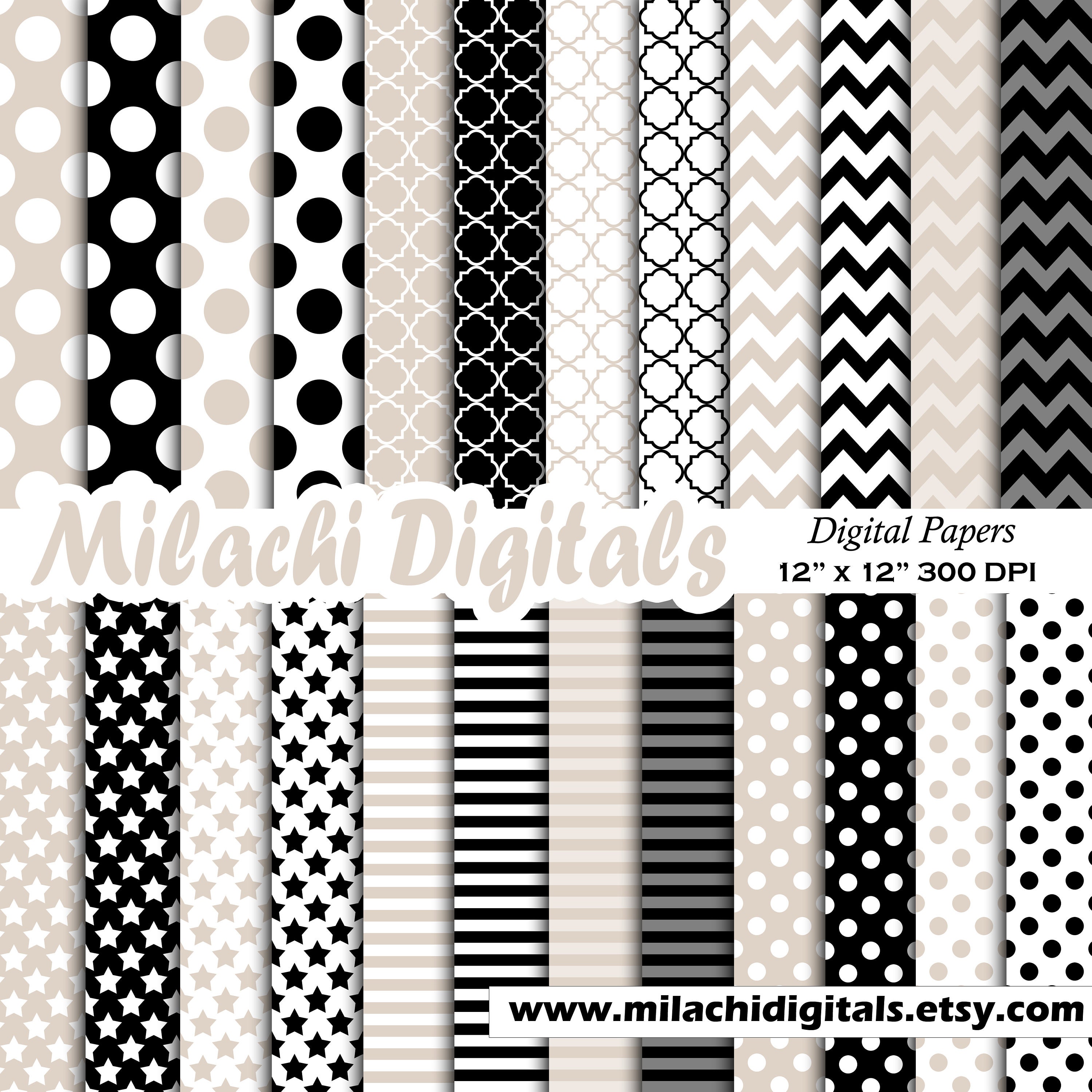 Beige Chevron Background