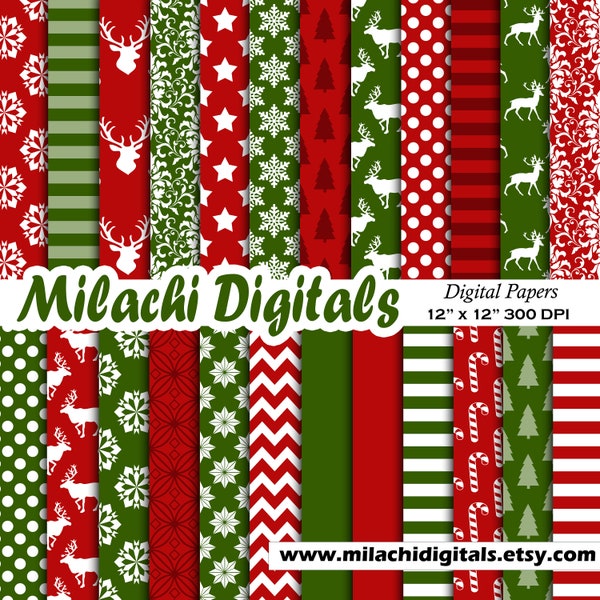 Christmas Damask - Etsy