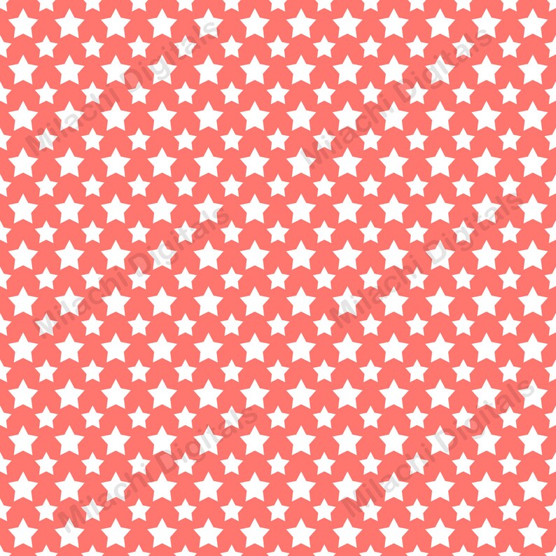 Star Digital Paper Scrapbook Papers Wallpaper Background - Etsy