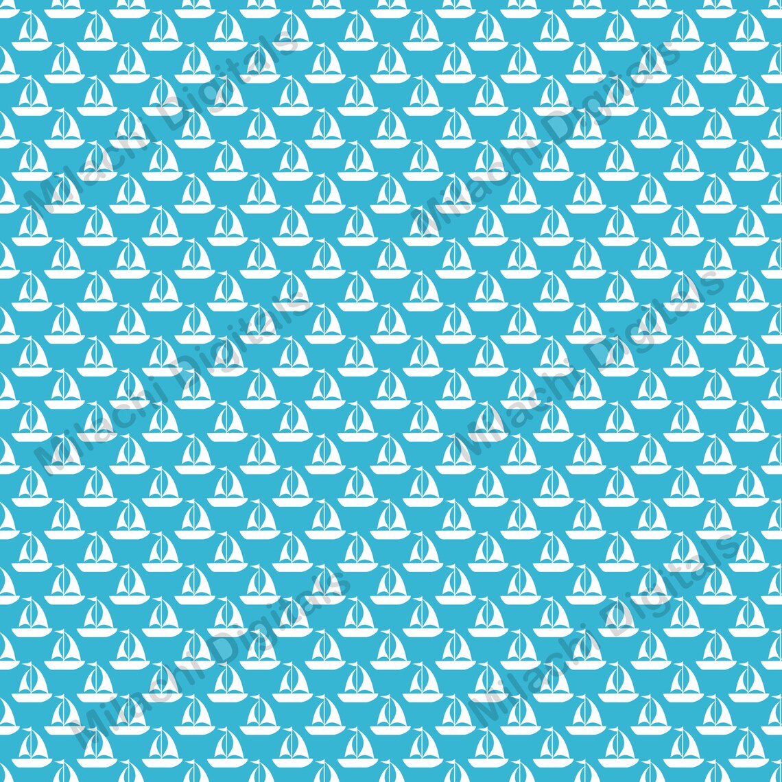 Boat Digital Paper Sailing Scrapbook Papers Nautical | Etsy