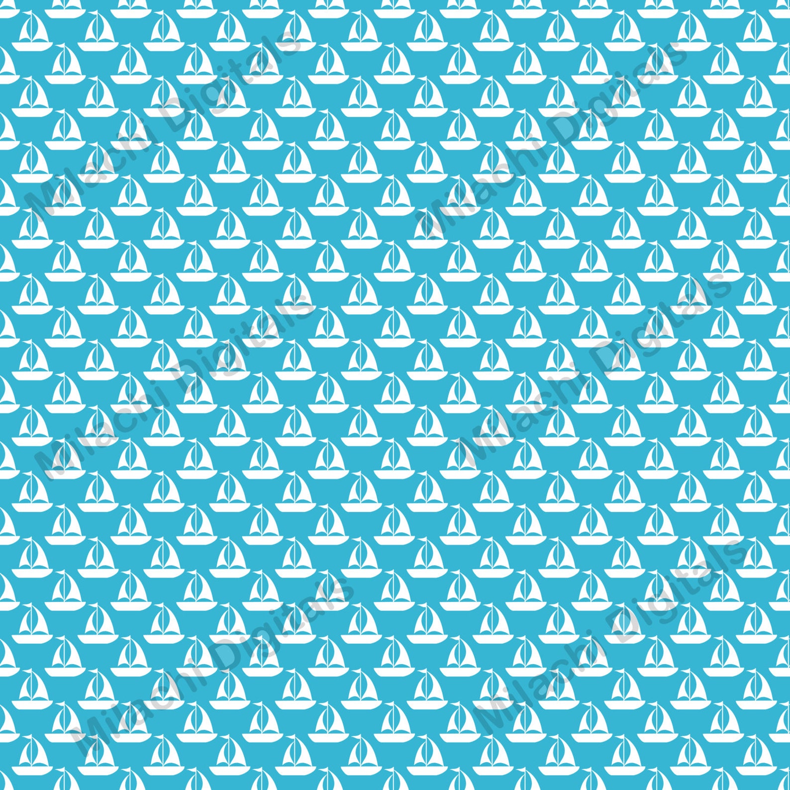 Boat Digital Paper Sailing Scrapbook Papers Nautical | Etsy