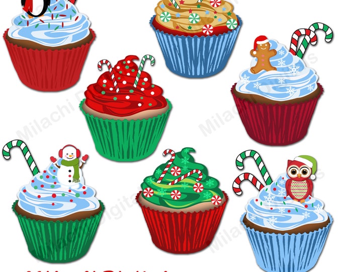 Calendar Clipart, Cupcake Clipart, Seasonal Clipart, Holiday Clipart ...