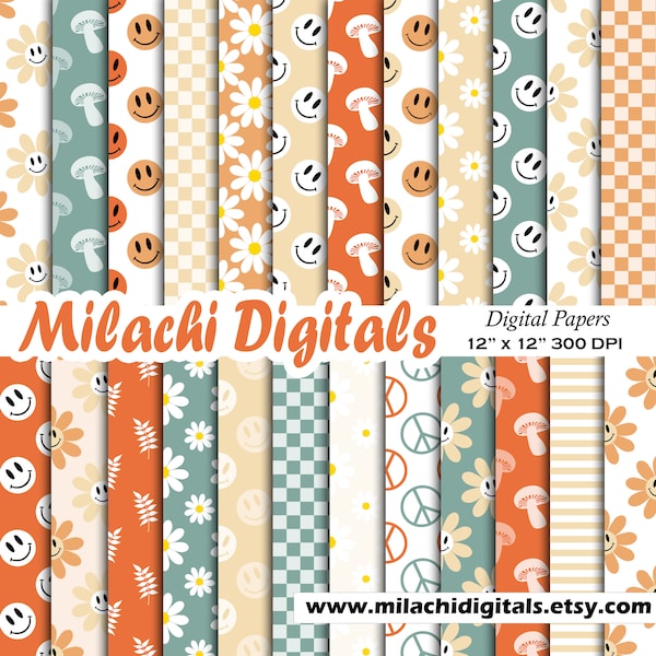 Digital Paper Pack - Etsy