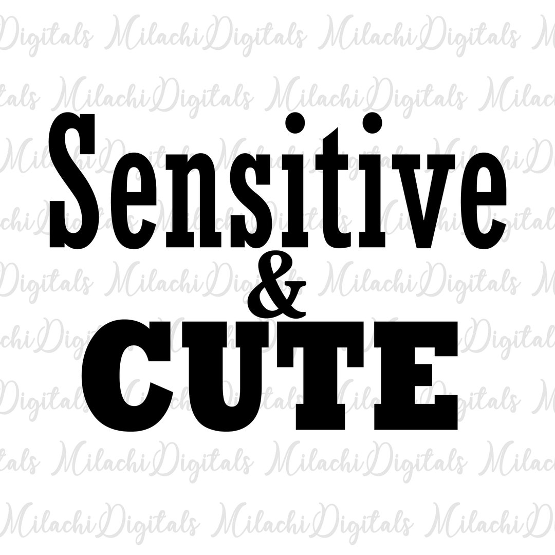 Sensitive and Cute PNG Sublimation Download DTG Printing Clipart Design ...