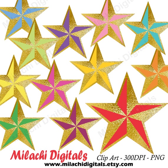 Christmas Tree Topper Star Clip Art