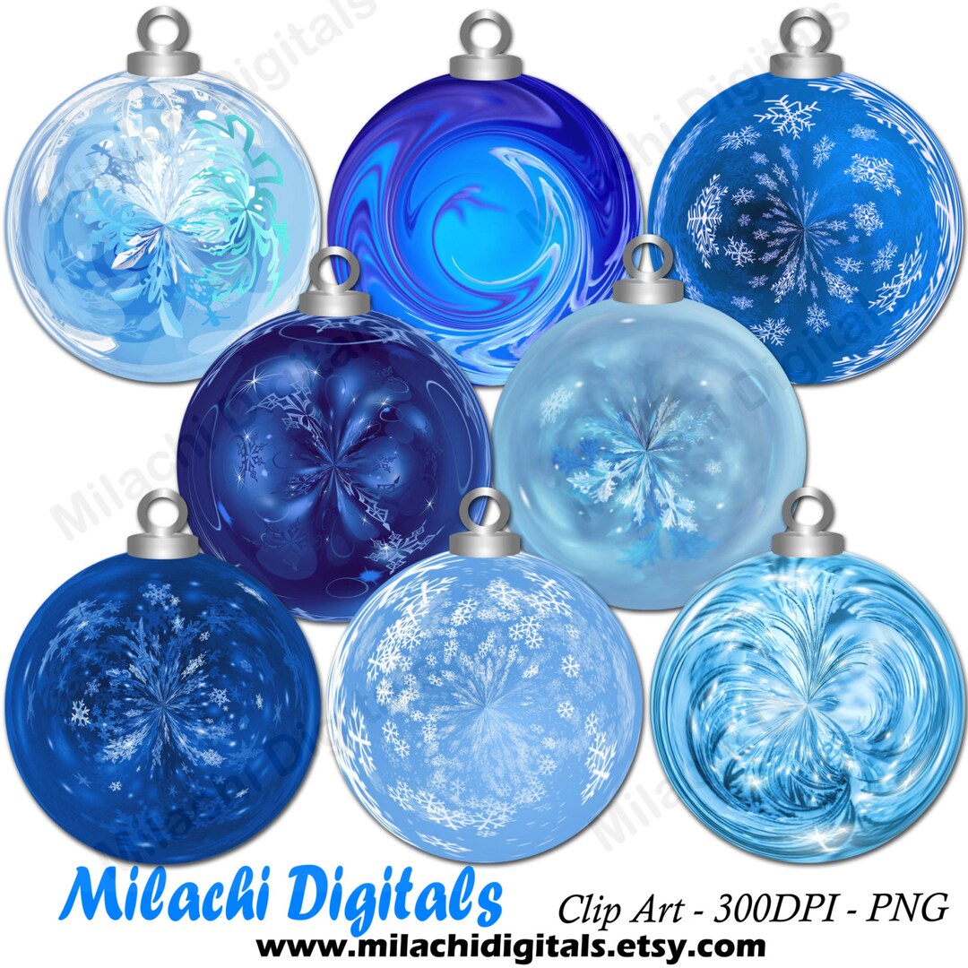Christmas Ornaments Clipart, Holiday Ornaments Clipart, Ornament Clip ...