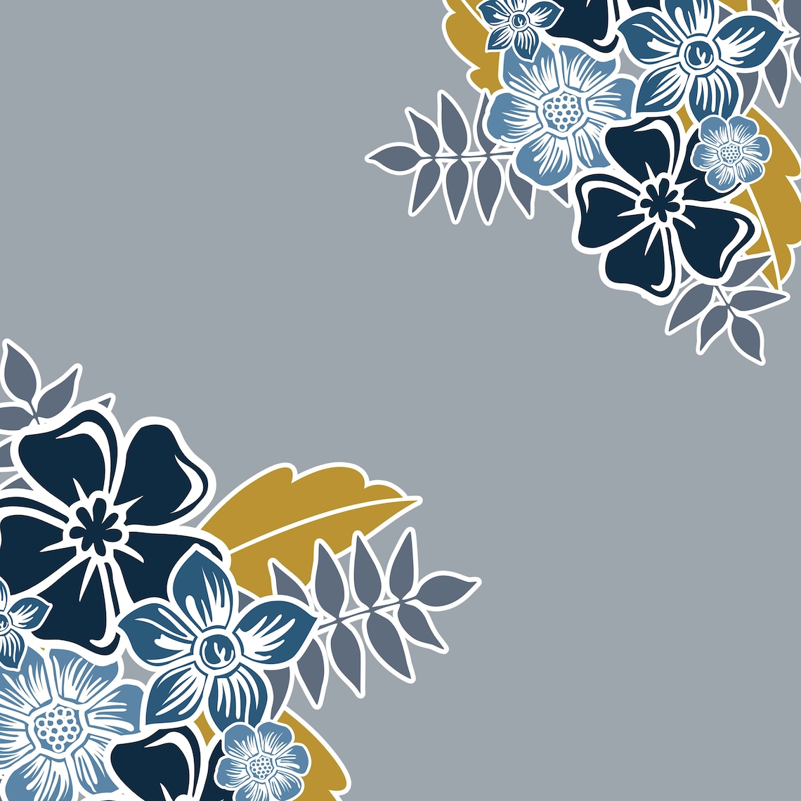 Floral Digital Paper Floral Papers Printable Scrapbook | Etsy