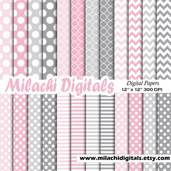 Pink Chevron - Etsy