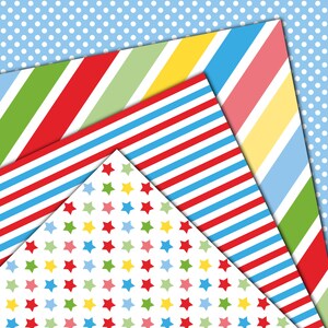 Circus Digital Paper, Circus Party Background, Wallpaper, Carnival ...