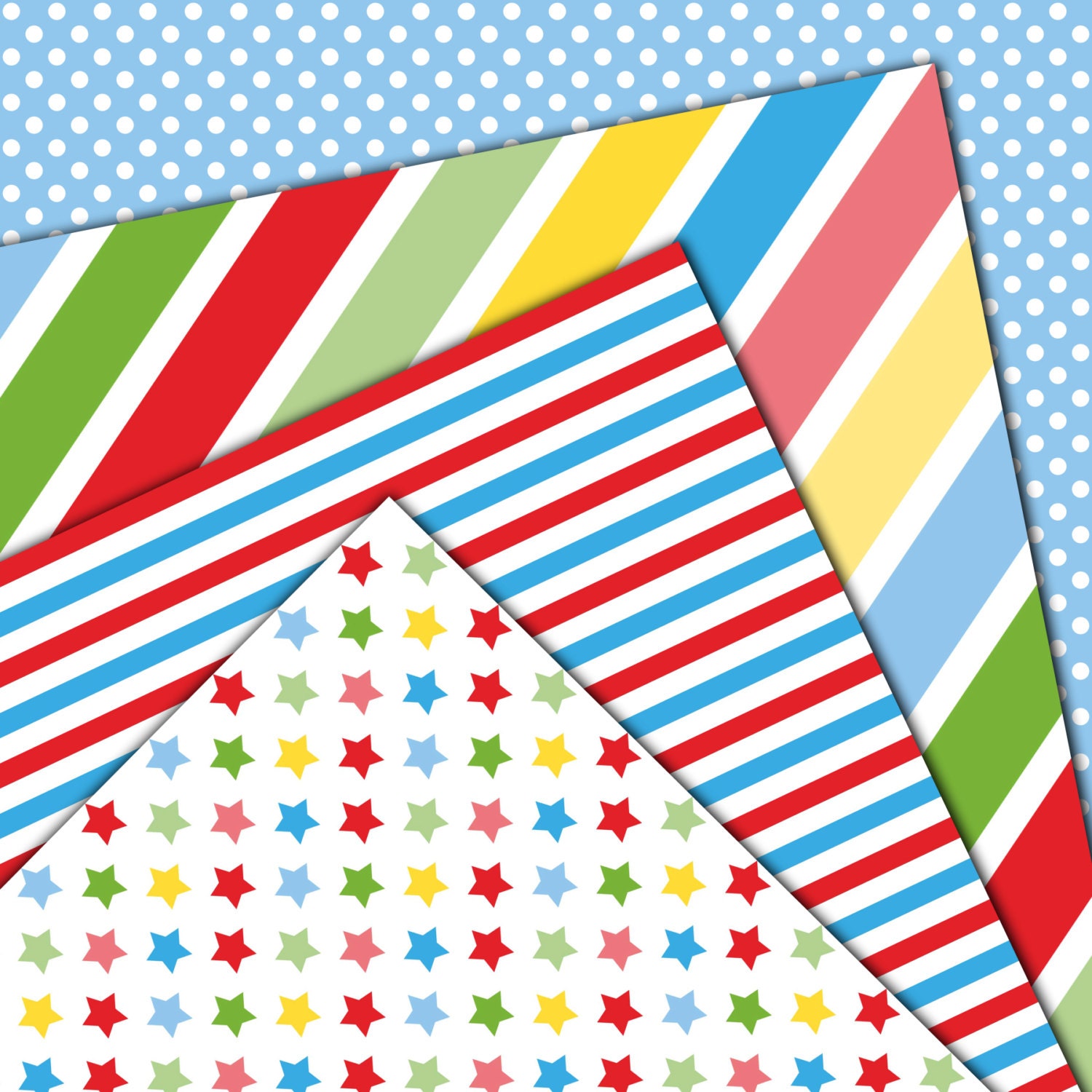 Circus Digital Paper Circus Party Background Wallpaper - Etsy