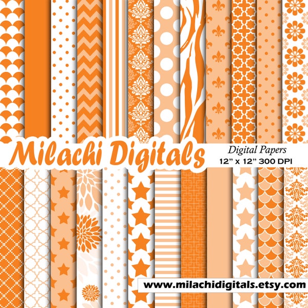 Damask Digital Paper - Etsy