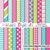 Happy Birthday Digital Paper Birthday Scrapbook Paper Background ...