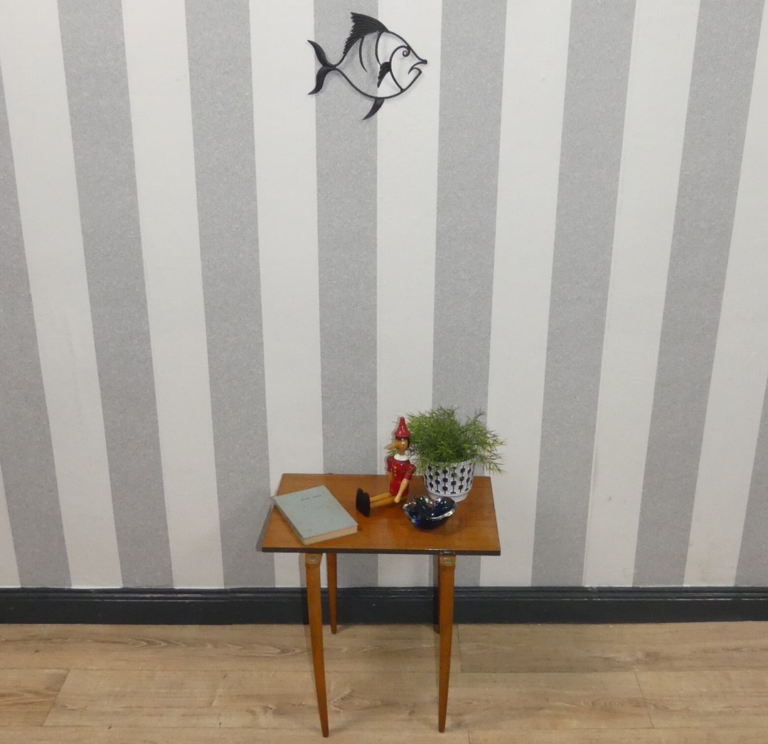 50s Cocktail Table Stable Couchtable Round Shelf Fifties Rockabilly ...