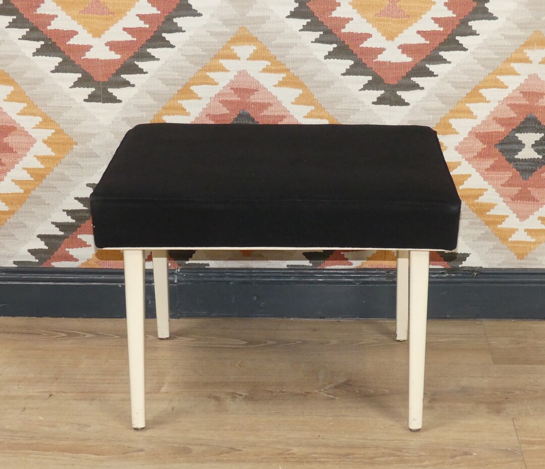 1970s KNOLL Antimott Stool Bench Footstool Ottoman Retro Vintage Walter ...
