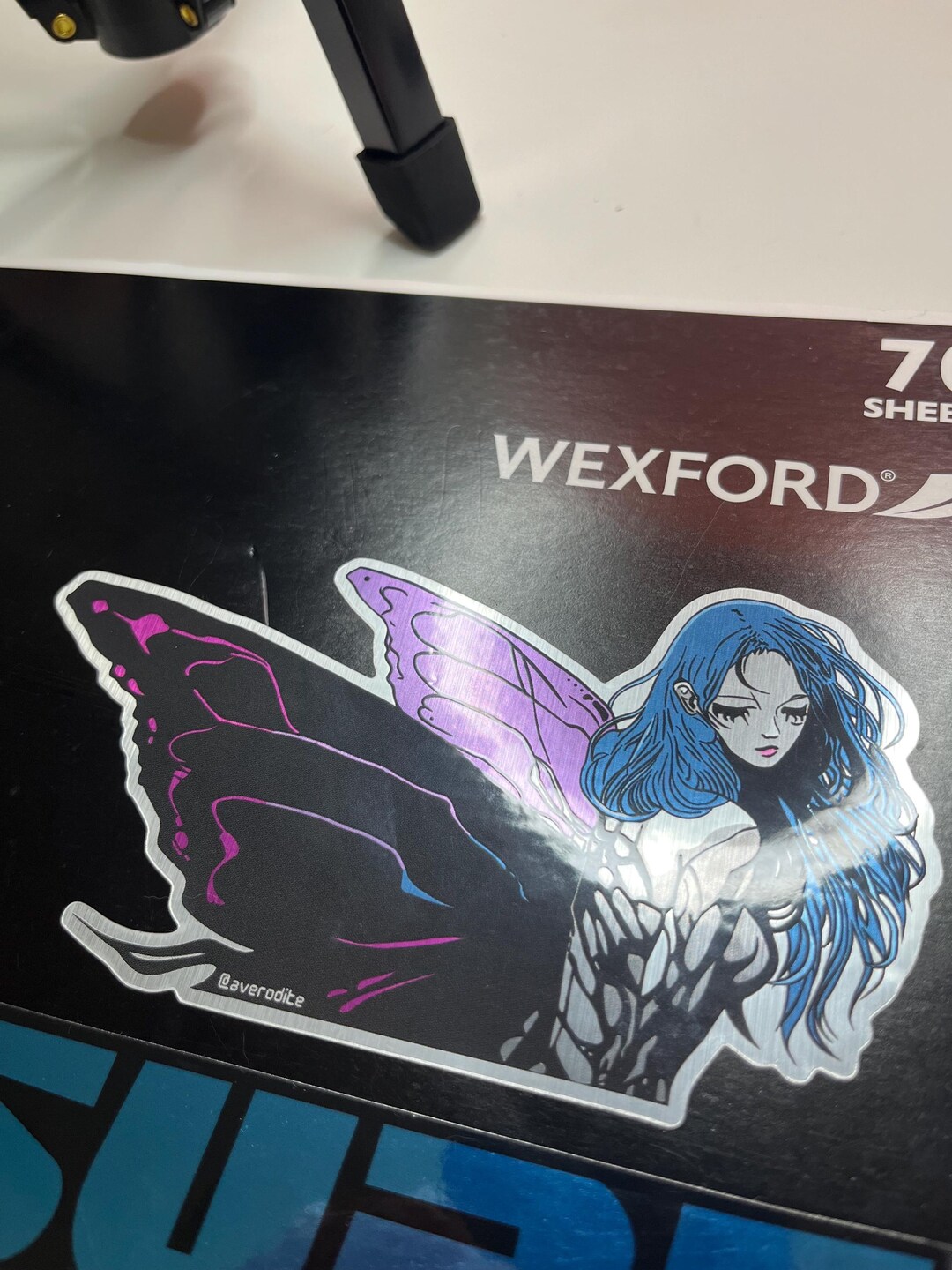 Cyber Fairy Sticker | Cyberpunk Dark Feminine Cybercore Aesthetic - Etsy