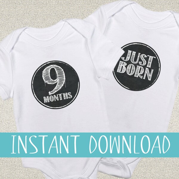 Just Born Sticker - Etsy