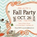 Fall Party Invitation - Country Chic - Rustic - DIY Printable ...