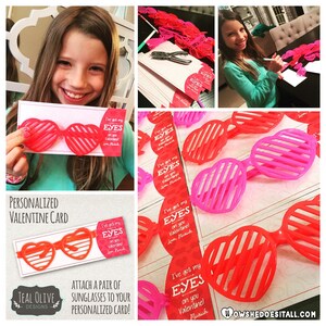 Valentine's Day Card "i've Got My Eyes on You!" DIY Printable Tag ...