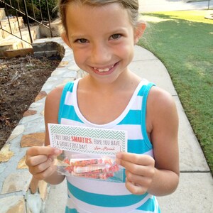 First Day of School Goodie Bag Tag Printable DIY | Hey There SMARTIES ...