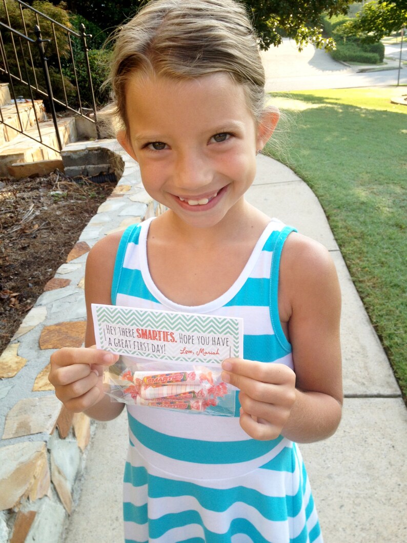 First Day of School Goodie Bag Tag Printable DIY Hey There - Etsy